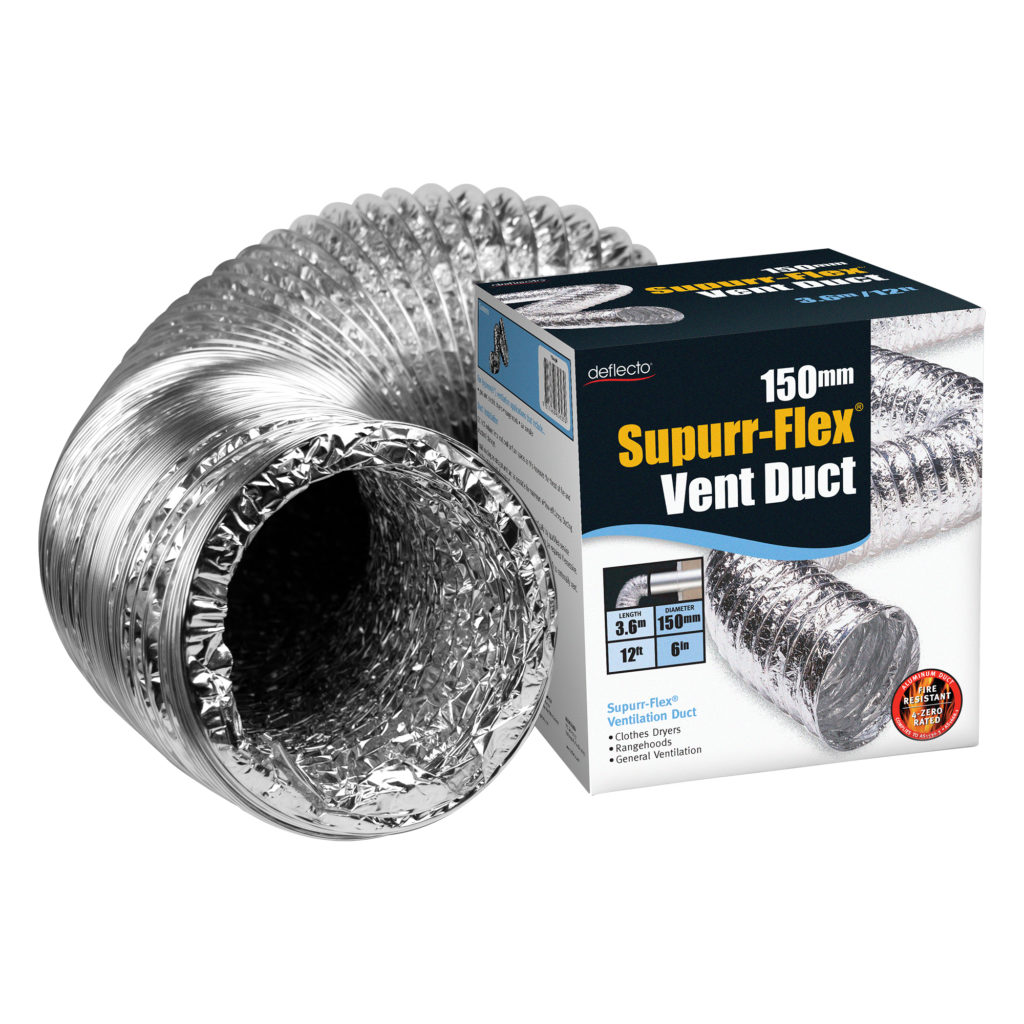 Supurr-Flex Vent Duct - 150mm x 3.6M - JPM Distribution Ltd.